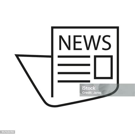 Logo Berita Ilustrasi Stok Unduh Gambar Sekarang Berita Biru