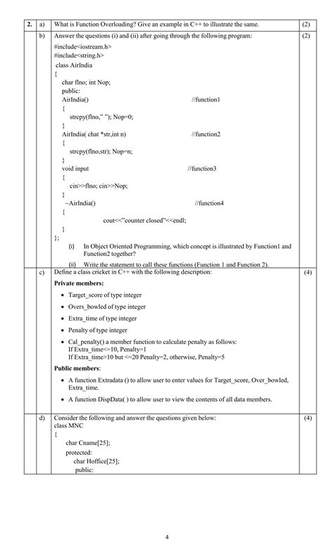 Cs Sample Paper 1 Pdf Programming Languages Computing