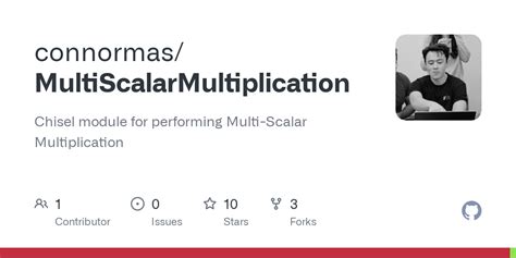 Github Connormasmultiscalarmultiplication Chisel Module For Performing Multi Scalar