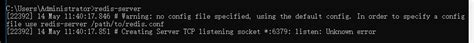 Invalid Argument During Startup Failed To Open The Conf File Redis