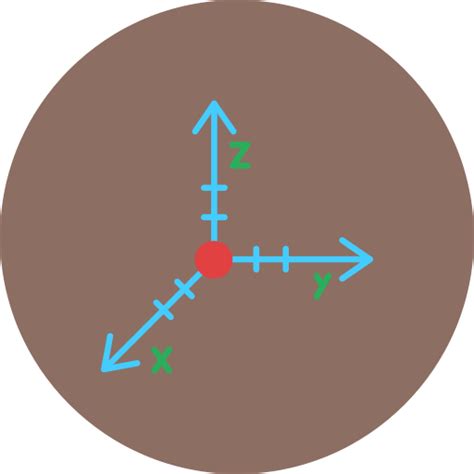 Coordinate Axes Generic Color Fill Icon