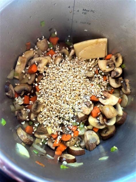 Mushroom Barley Soup With Tomatoesinstant Pot Or Stovetop Food