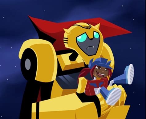 Transformers Animated Bumblebee And Sari