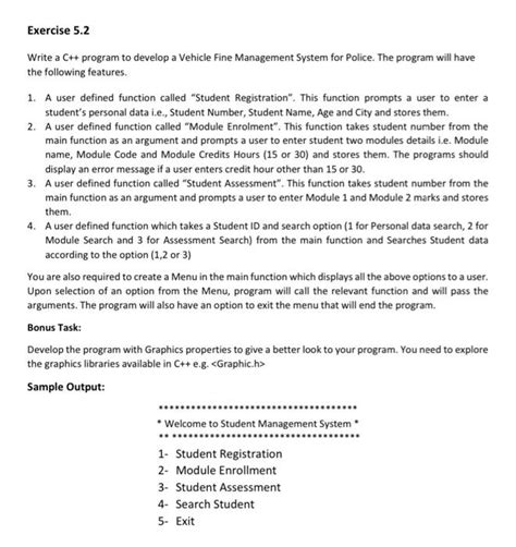 Solved Exercise 52 Write A C Program To Develop A Vehicle