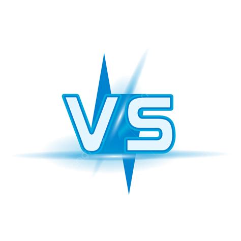 Blue Font Effect Vector Art PNG Blue Light Effect Vs Font Vs Vs