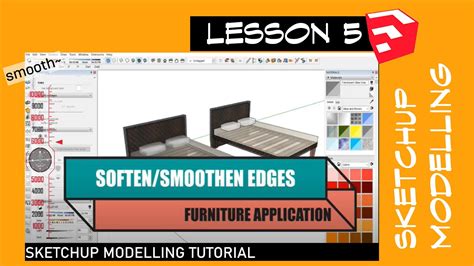 Sketchup Modelling Tutorial 5 Creating Furniture Youtube