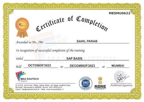 Hello All Connections I Am Glad To Announce That I Have Successfully Completed Sap Basis Course