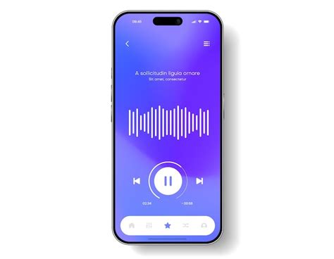 음악앱 목업 벡터 Freepik에서 무료 고품질 벡터를 다운로드하세요 Freepik