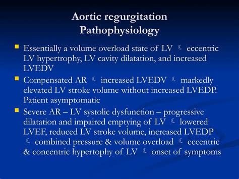 Pathophysiology Of Different Valvular Heart Diseasespptx