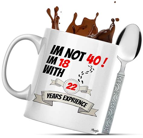 Buy Magioo Funny Novelty Mug Experience Quote T For Seniors 11 Oz Ceramic Coffee Mugs