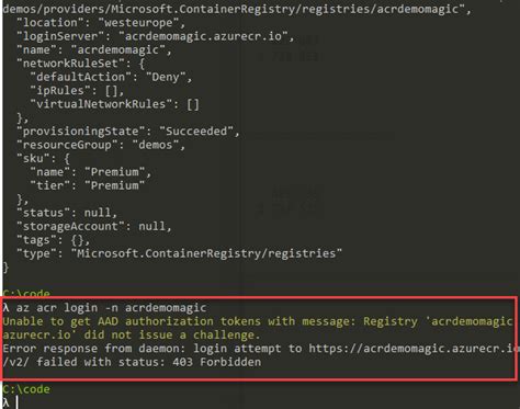 Protecting Your Azure Container Registry By Denying All Requests Except From Allowed Ip Addresses