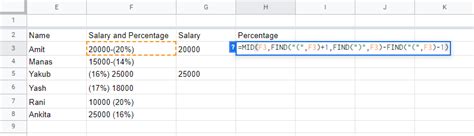 How To Separate Numbers And Percentages From One Cell In Excel Geeksforgeeks