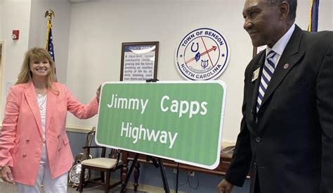 Jimmy Capps Highway Dedicated In Johnston County