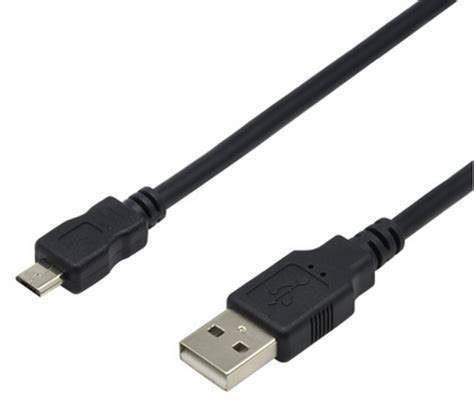 3 Ft Usb 20 Micro Cable A Male To Micro B Male Black