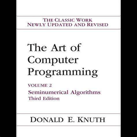 Art Of Computer Programming The Seminumerical Algorithms Volume 2 Math
