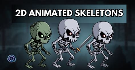 2d Animated Skeletons 2d Characters Unity Asset Store