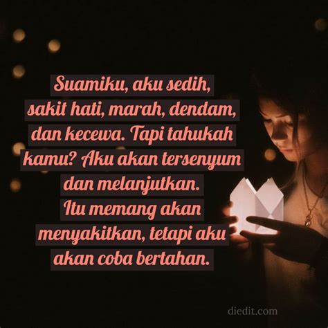 105 Kata Kata Sedih Untuk Suami Ungkapan Kecewa Istri