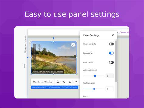 360 panorama viewer wix app market