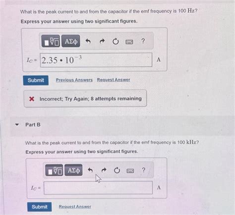 Solved A μF capacitor is connected across an AC Chegg