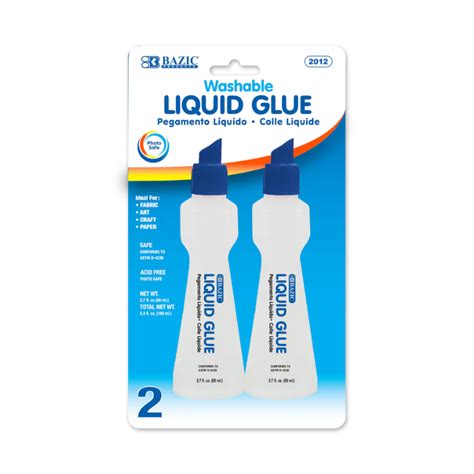 Bazic 27oz 80ml Clear Glue 2pack Very Exciting Things Ltd