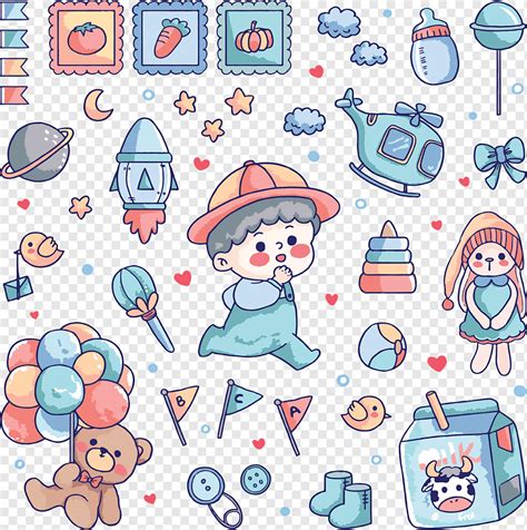 새로운 탄생 어린 소년 아기 장난감 세트 Png Pngwing