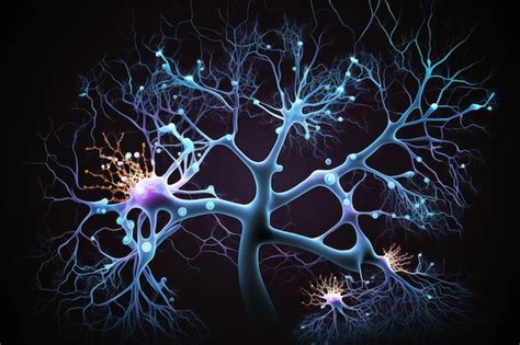 Premium Photo A Drawing Of A Brain With The Word Neuron On It