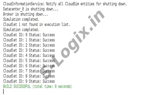 Execution Of A Particular Cloudlet Cancel On Vm S Logix