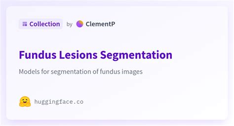 Fundus Lesions Segmentation A Clementp Collection