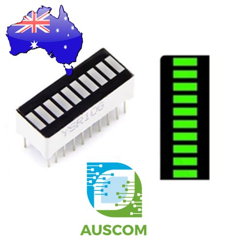 10 Segment Digital Yellow Green Led Bar Graph Display Ultra Bright