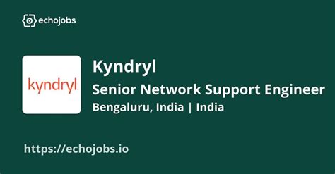 Kyndryl Is Hiring Senior Network Support Engineer Bengaluru India