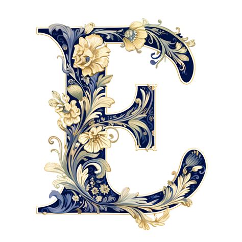Download Ai Generated Calligraphy Letter E Royalty Free Stock