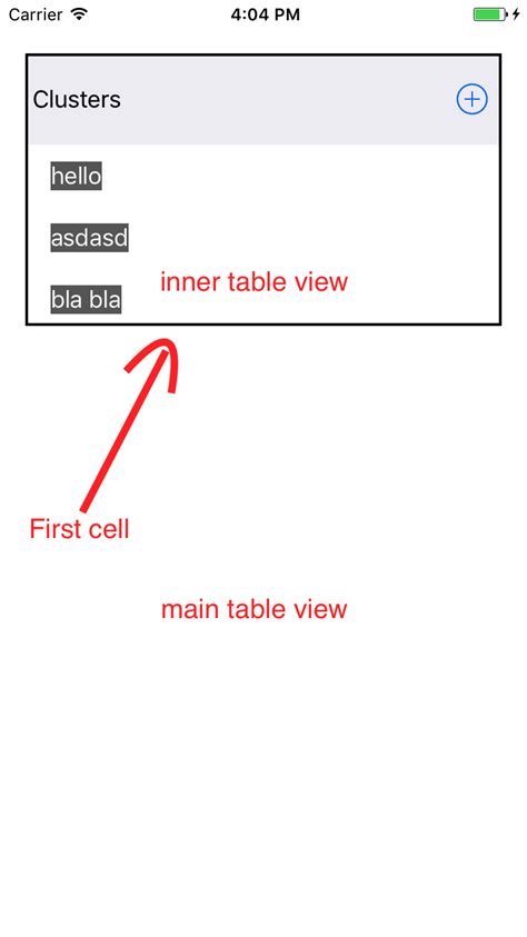 Ios Set Dynamic Height For Row Of Master Tableview Which Is Having Another Slave Tableview