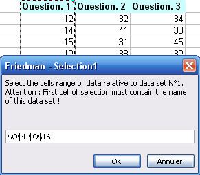Ad Science Statel Statistical Softwares On Excel Test Of Friedman