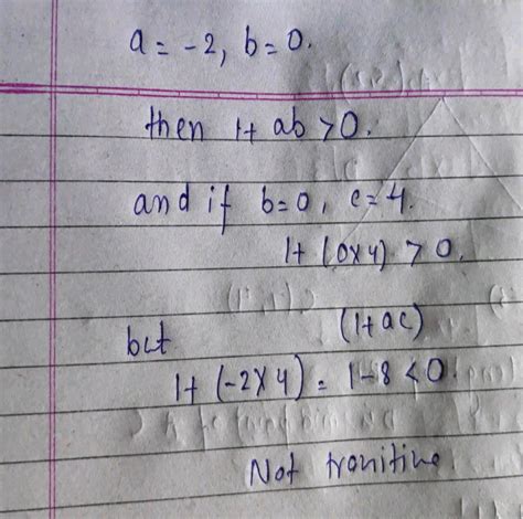 or check whether the relation in the r of real numbers defined by r