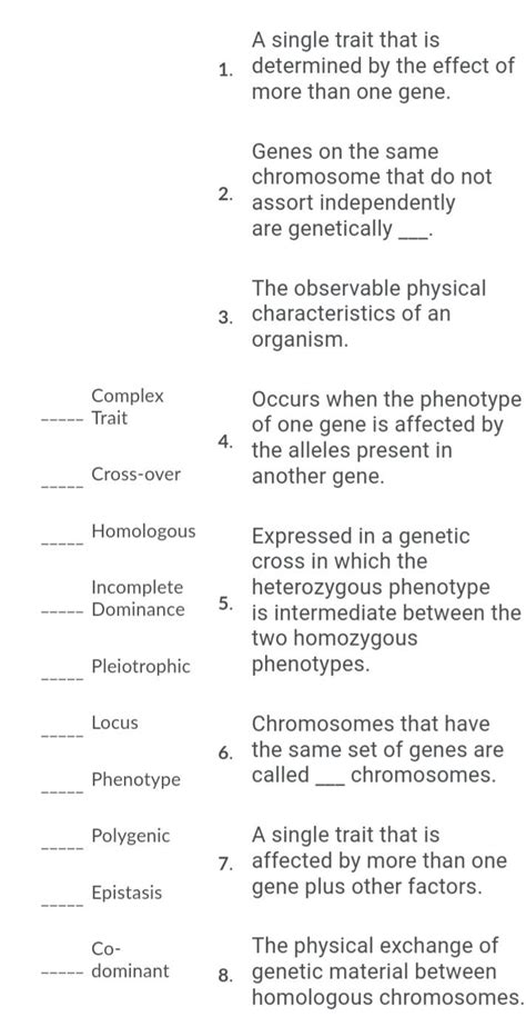 Solved A Single Trait That Is 1 Determined By The Effect Of Chegg Com