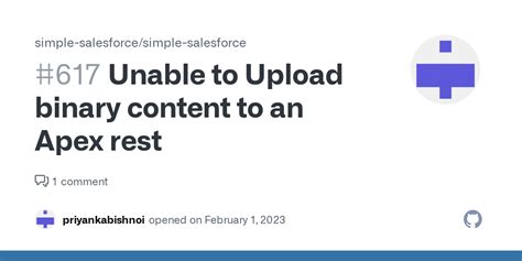 Unable To Upload Binary Content To An Apex Rest · Issue 617 · Simple Salesforcesimple