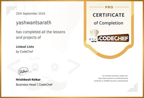 Yashwant Sarathe On Linkedin Datastructures Algorithms Codechef