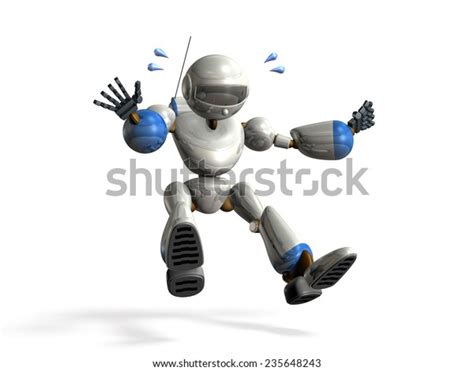 Robot Emergency Stop Isolated Computer Generated Stock Illustration 235648243 Shutterstock