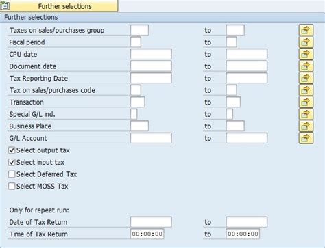 Tax Return In Sap Sap Community