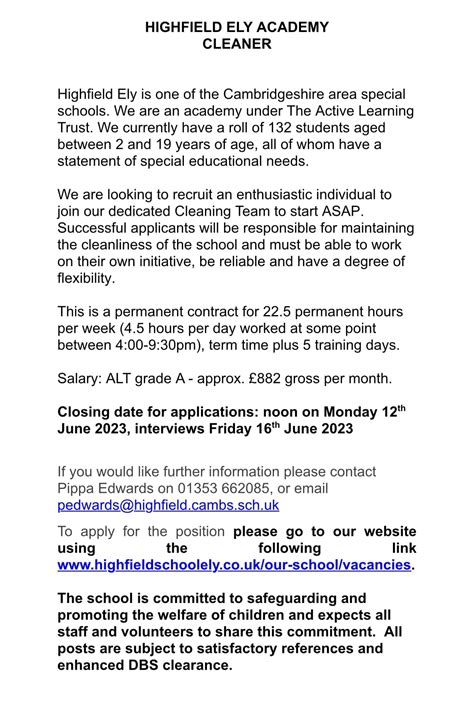 Highfield Ely Academy