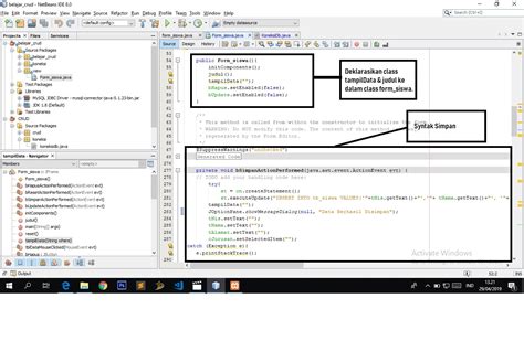 Tutorian Crud Java Menggunakan Netbeans Dan Xampp Mysql