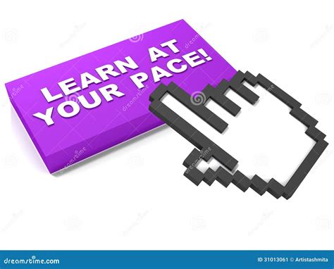 Learn At Your Own Pace Stock Illustration Illustration Of Training