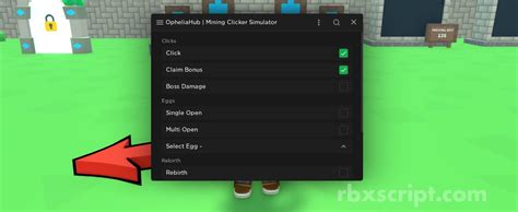 Mining Clicker Simulator Auto Click Auto Buy Auto Rebirth Scripts