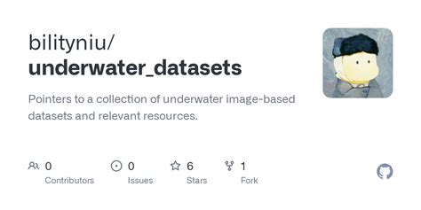 GitHub Bilityniu Underwater Datasets Pointers To A Collection Of Underwater Image Based
