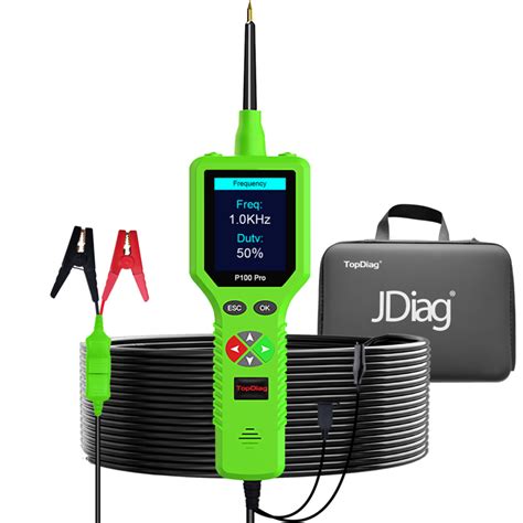 Topdiag P100 프로 자동차 진단 스캐너 자동차 회로 테스터 자동차 전기 시스템 지능형 테스트 자동차 진단 도구 자동차 수리 도구