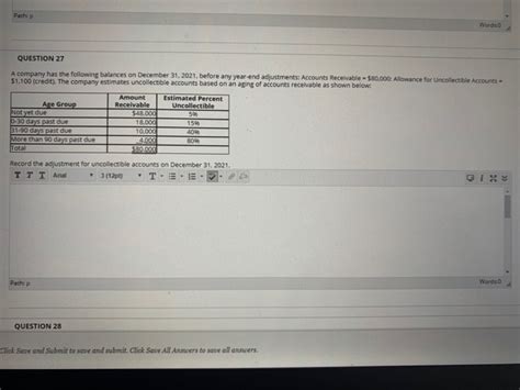 Solved Pathp Words 0 Question 27 A Company Has The