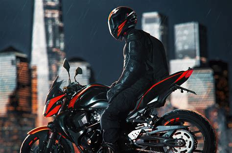 2560x1700 Biker With Gears On 4k Chromebook Pixel Hd 4k Wallpapers