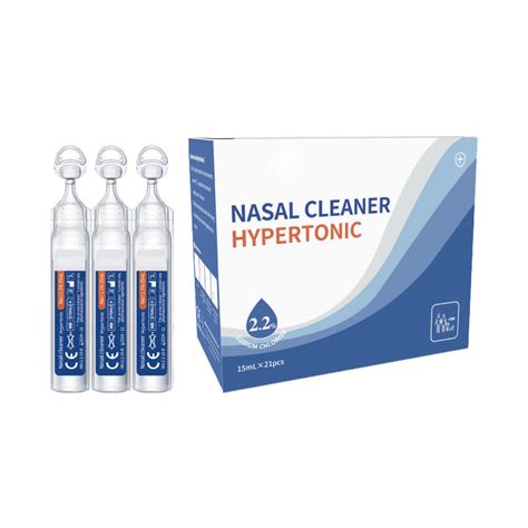Home Use 15ml 22 Hypertonic Sodium Chloride Nacl Nasal Wash Saline
