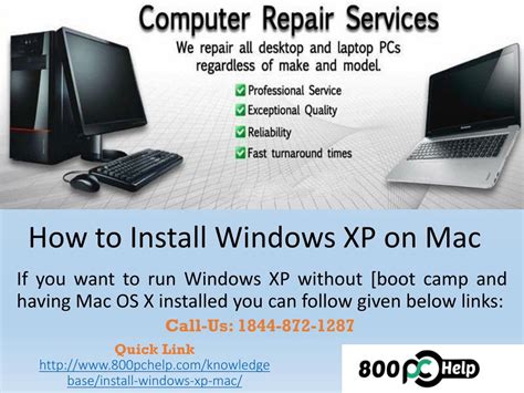 PPT How To Install Windows Xp On Mac Using Boot Camp Ppt PowerPoint Presentation ID