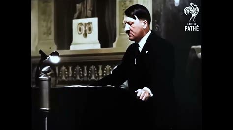 Adolf Hitler Speech In Color Foreign Press Conference 1933 Youtube